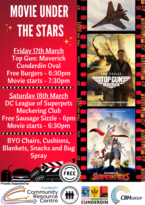 Movie Night - Meckering » Shire of Cunderdin